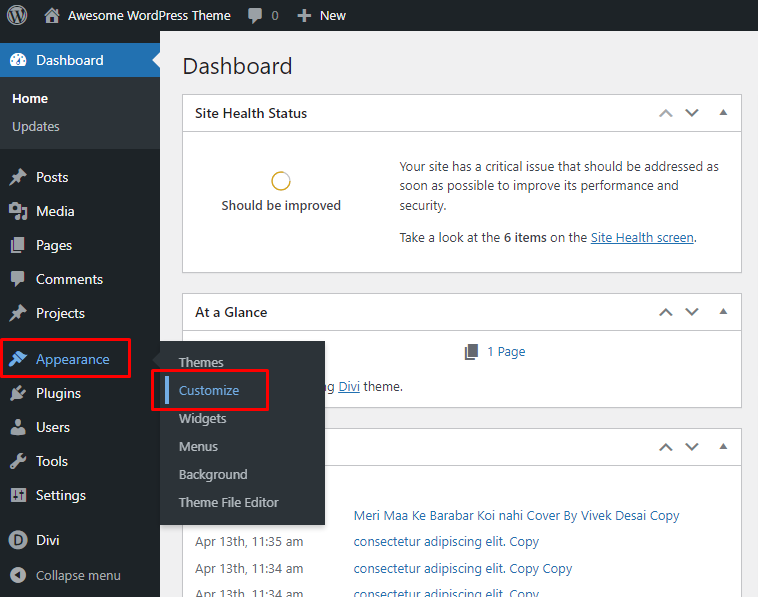 How to change Primary Navigation and Fixed Navigation Background Color ...