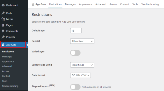 How To Add Age Verification To WordPress Site